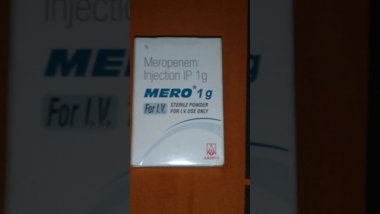 MERO*1g For I.V. | Meropenem Injection IP 1g | STERILE POWDER FOR I.V ...