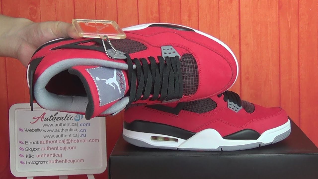 Authentic Air Jordan 4 Toro Bravo 4s HD Unboxing Review From ...