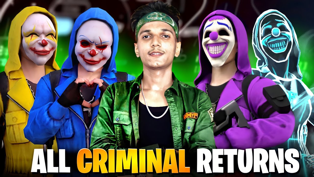 ALL CRIMINALS RETURNS 🤯💥 PN HARSH Unlocking Most Rare Ghost Criminal ️ ...