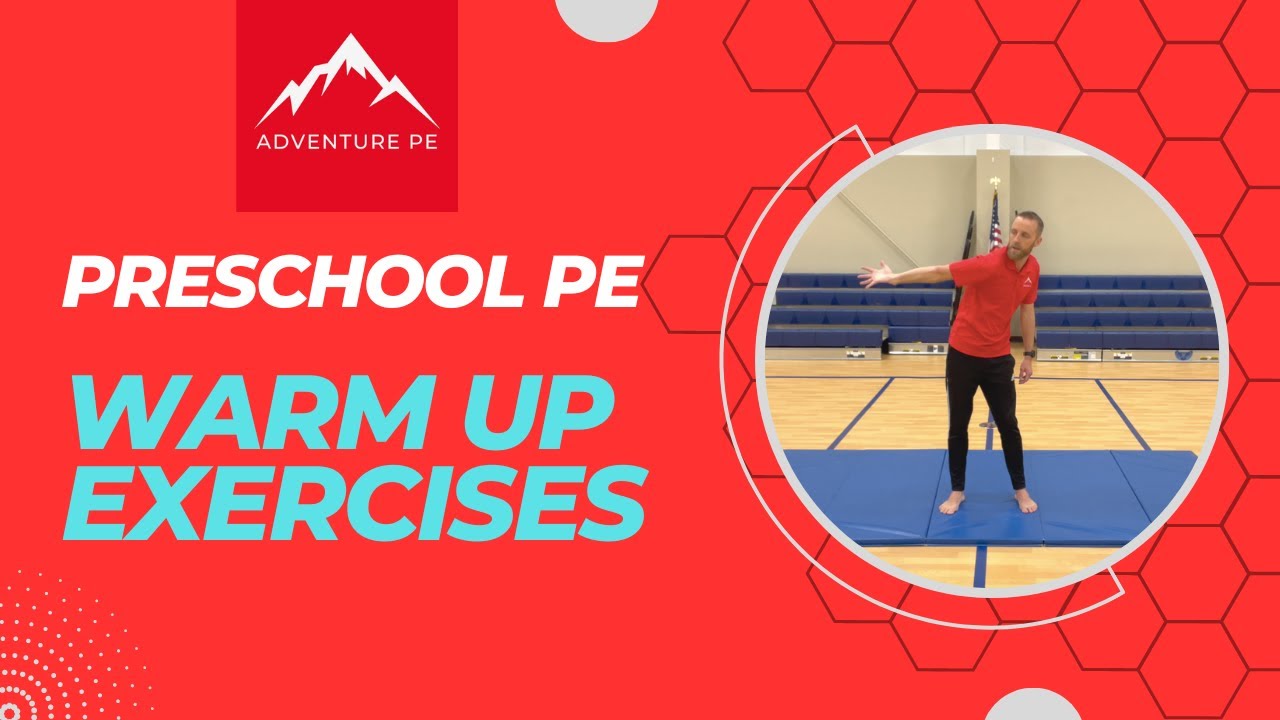 Preschool PE Warm Up Exercises - YouTube