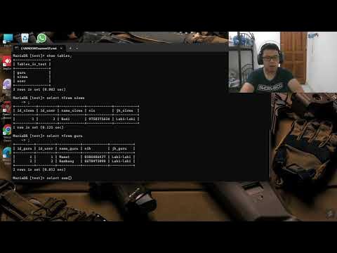 Cara menghitung Average di MariaDB menggunakan Command Prompt - YouTube