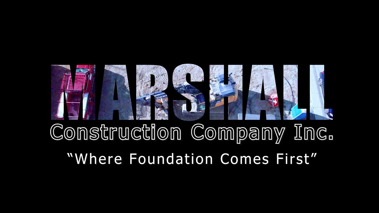 Pouring Concrete Wall - Marshall Construction Company - YouTube