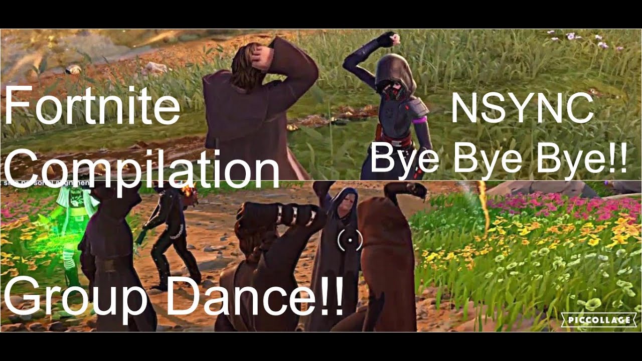Fortnite Fun Compilation Group Dance NSYNC Bye Bye Bye - Bye Bye Bye ...