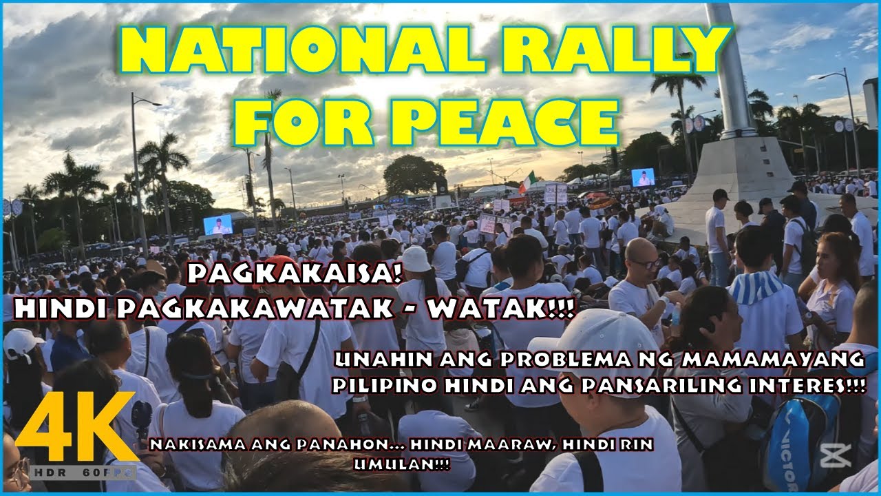 [4K] INC RALLY PROGRAM SPEECH | NATIONAL RALLY FOR PEACE - YouTube