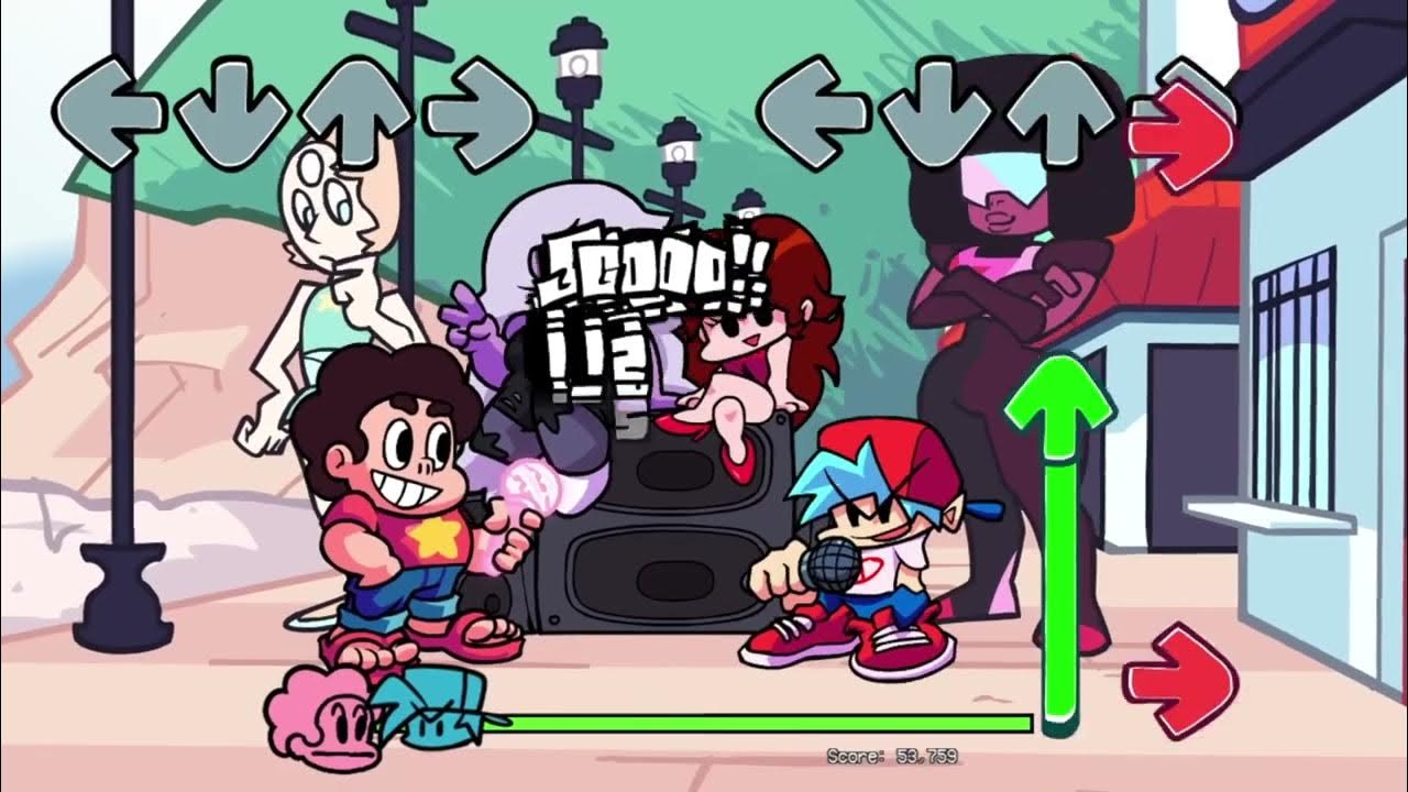 FNF x Steven Universe Mod! (V-Slice Mod) - Gem Jam - YouTube