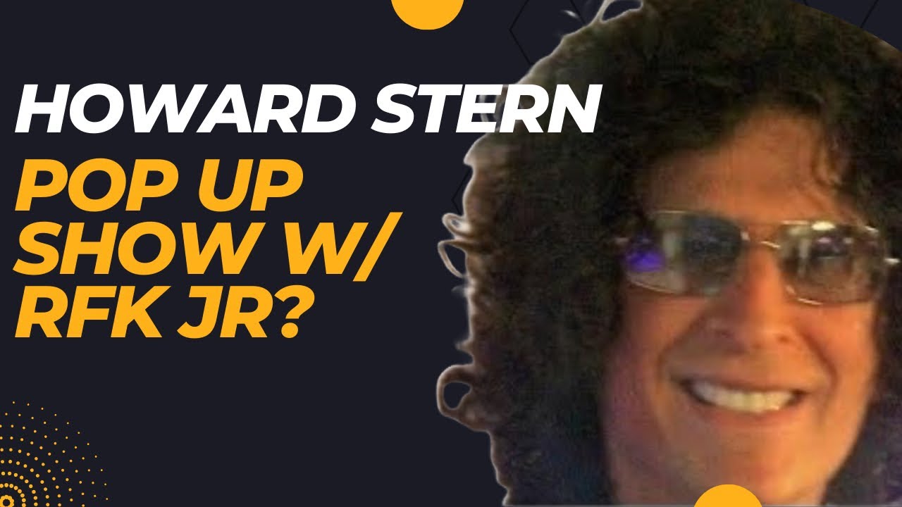 Howard Stern RFK Jr pop up show? Artie Lange 2024, Mark McGwire, Benji ...