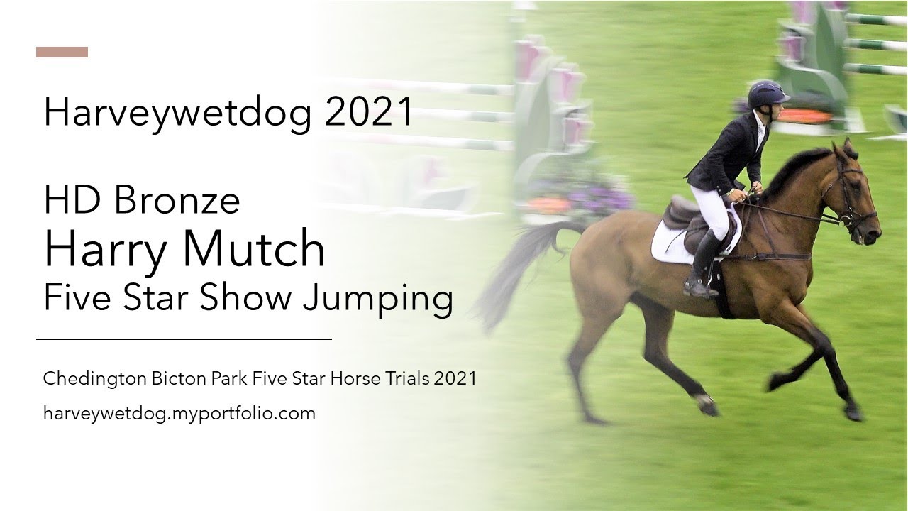 Harry Mutch and HD Bronze CCI5*L show jumping; Chedington Bicton Park ...