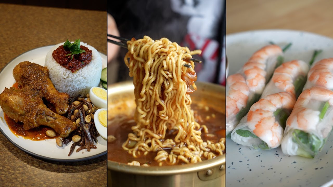 I got 30 food creators to cook for me Compilation - YouTube