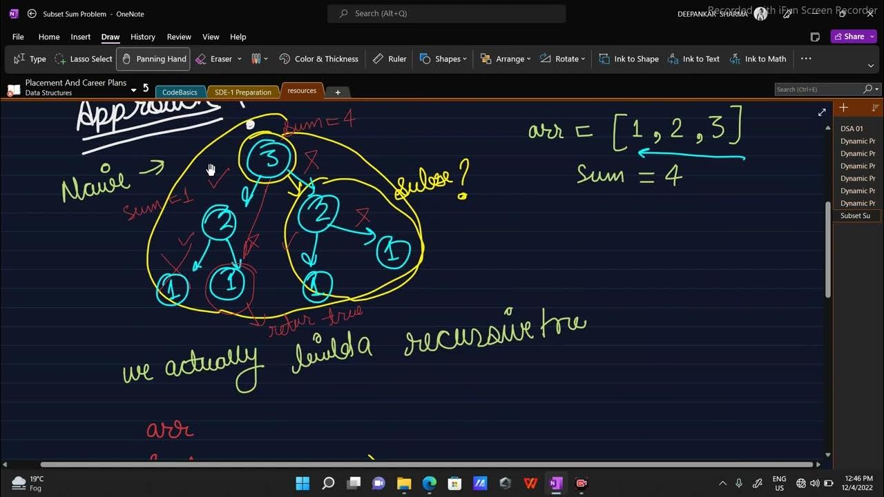 Subset Sum Problem | GeeksForGeeks - YouTube Subset Sum Problem | GeeksForGeeks - YouTube