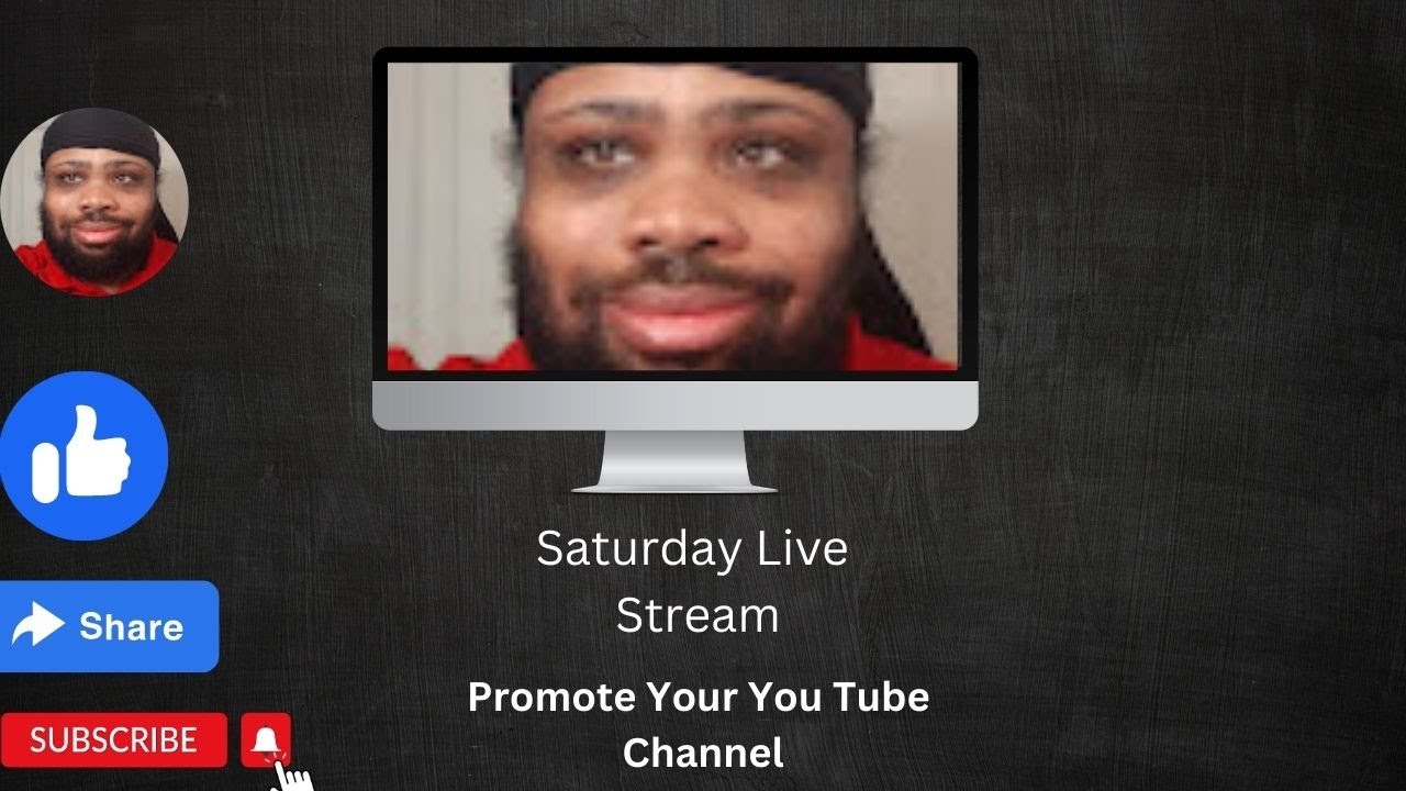 Saturday live Stream Promote Your YouTube Channel #saturday #livestream ...