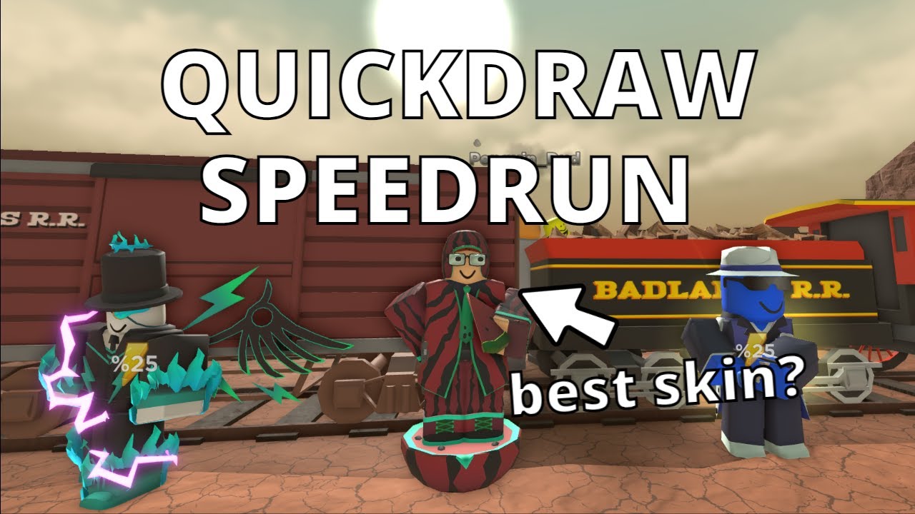 EASY BADLANDS QUICKDRAW WITH NEW SKINS / Roblox TDS - YouTube
