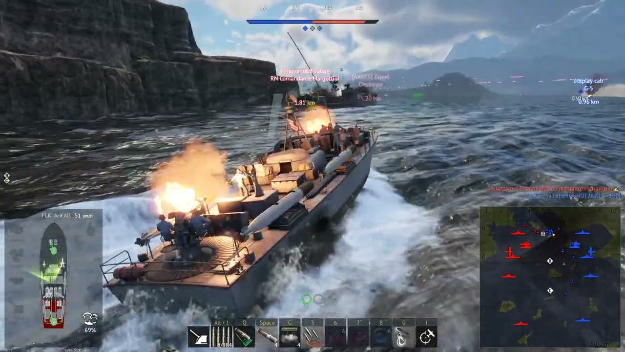 War Thunder; PT-811; Tactical gameplay, this map is terrible for boats ...