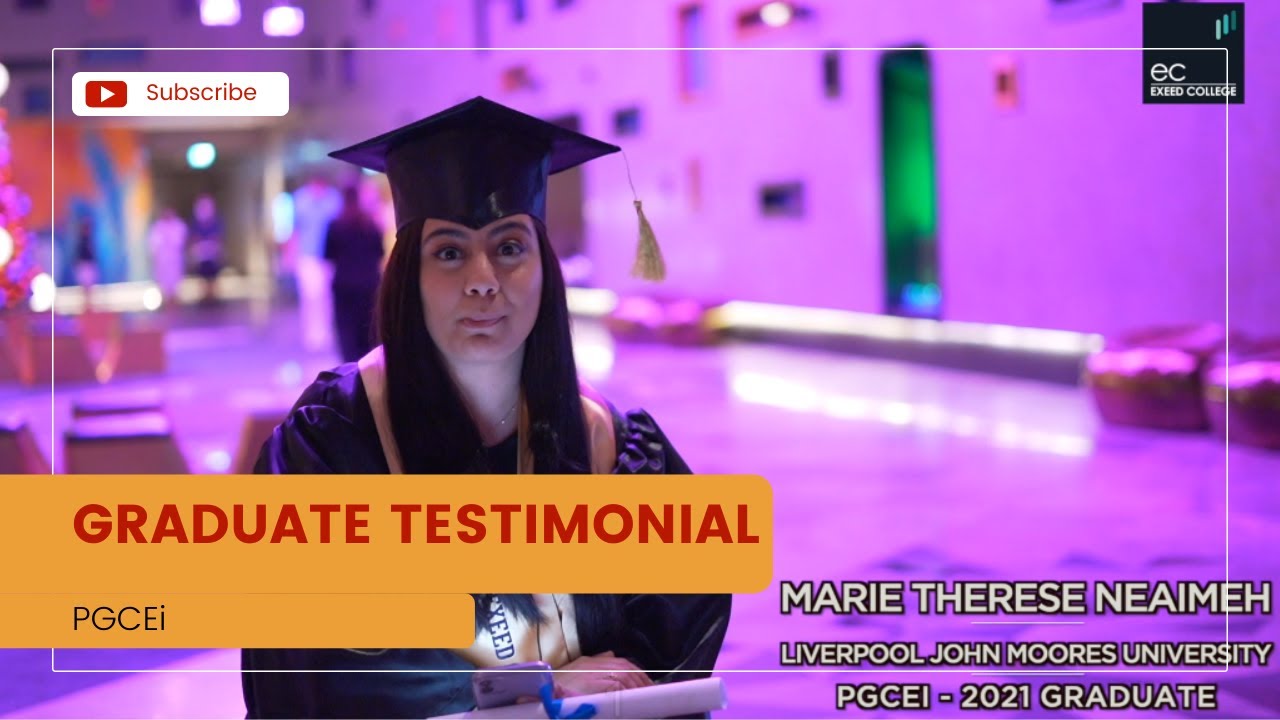 PGCEi Graduate Testimonial - Marie - YouTube