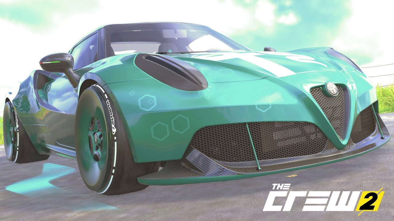 THE CREW 2 "GOLD EDiTiON" (GAMEPLAY) ALFA ROMEO 4C Serpente Edizione ...