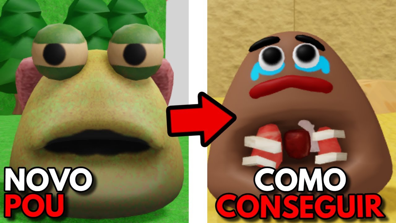 NOVO POU ALIEN NOVA VERSÃO NO JOGO SECRETO DO POU DE TERROR DO ROBLOX ...