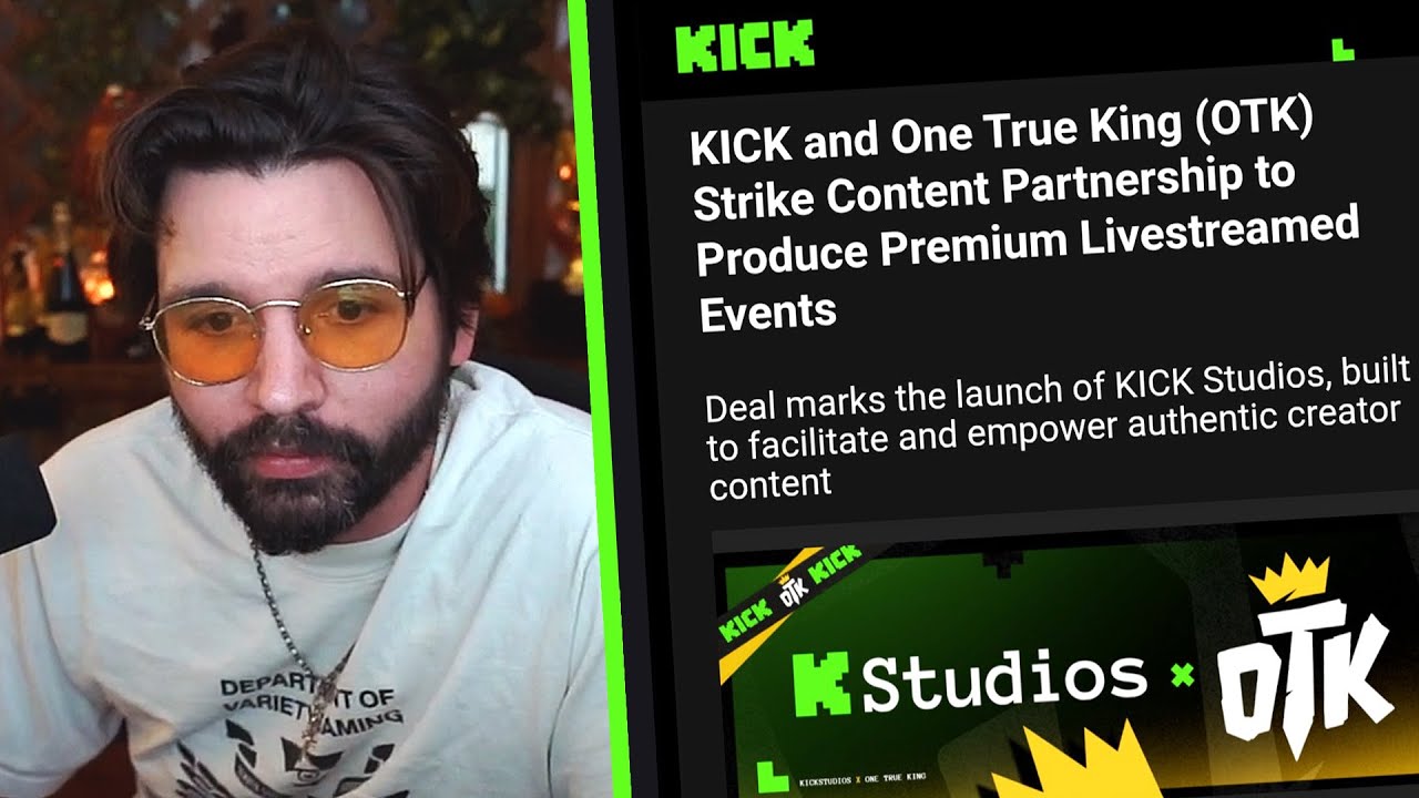 Cyr explains the OTK Kick deal - YouTube