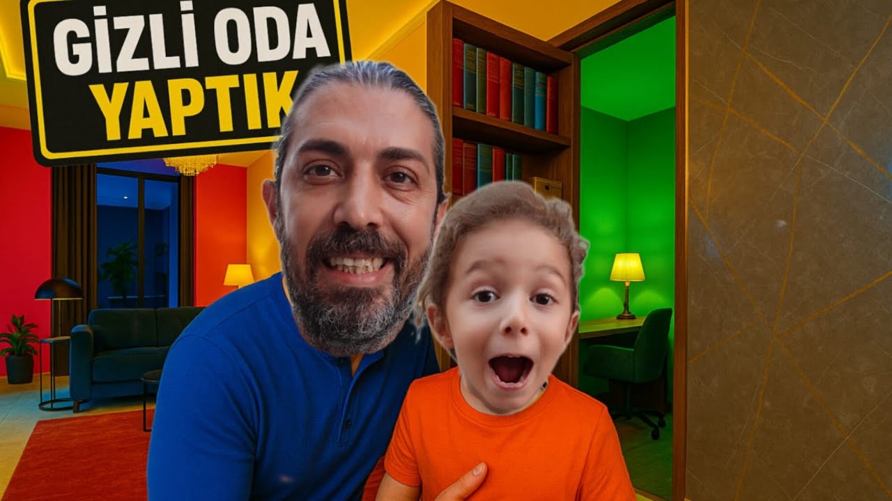 GİZLİ ODA YAPTIK!!!ALİ NECATİ BABASI İLE GİZLİ ODADA YAŞAMAYA BAŞLADI ...
