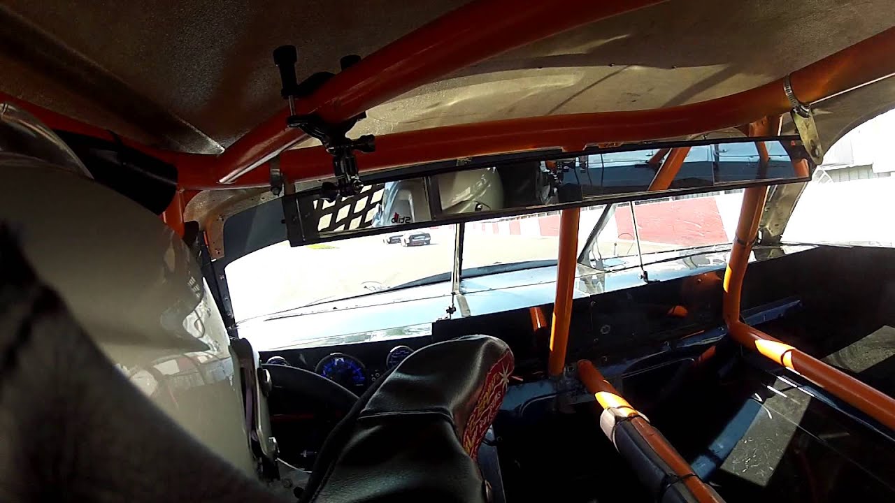 Elko speedway in car camera Big 8 series late model practice - YouTube