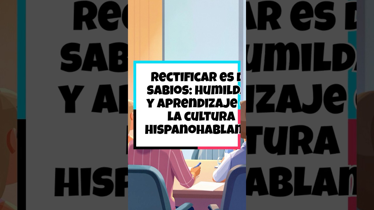 Rectificar es de sabios: humildad y aprendizaje en la cultura ...