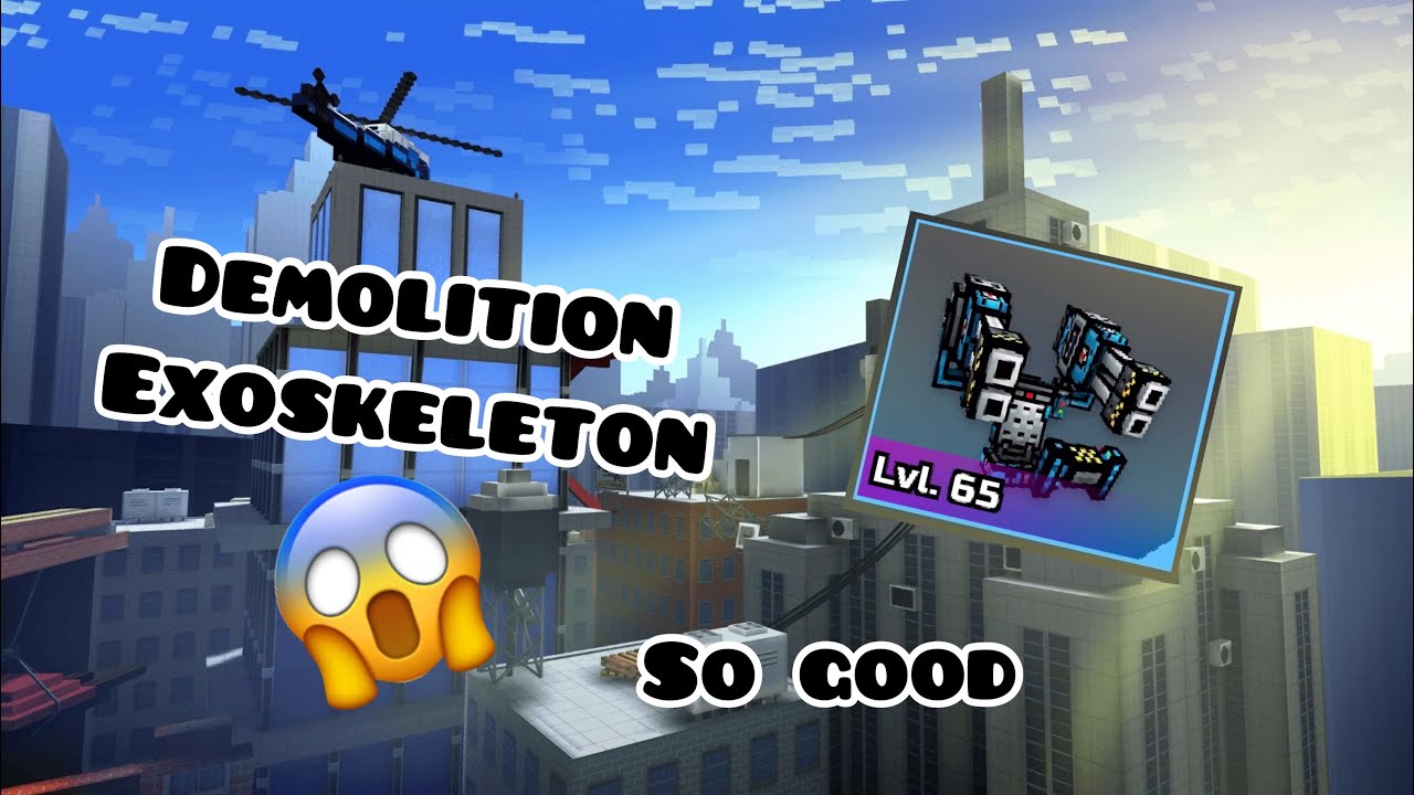 Demolition Exoskeleton Review| Pixel Gun 3D - YouTube