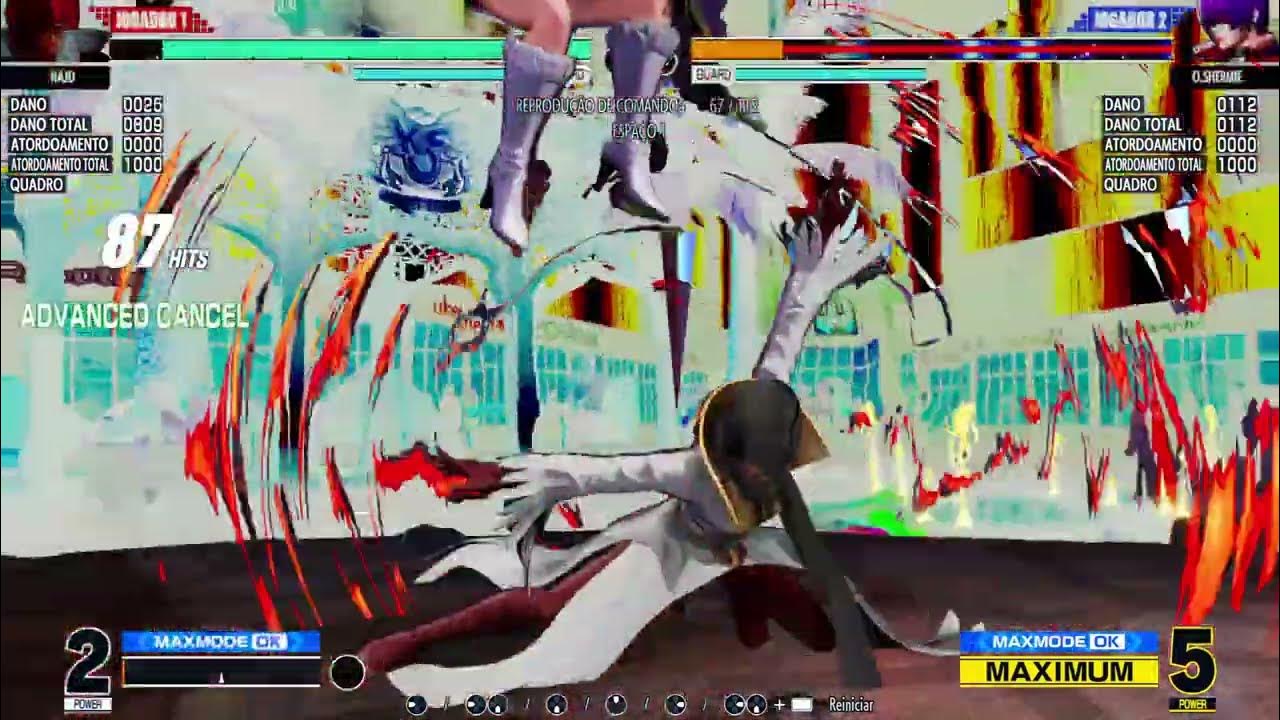 KOF XV NAJD (Level 1) TRADE HIT STUN TOD COMBO 98 HITS - YouTube