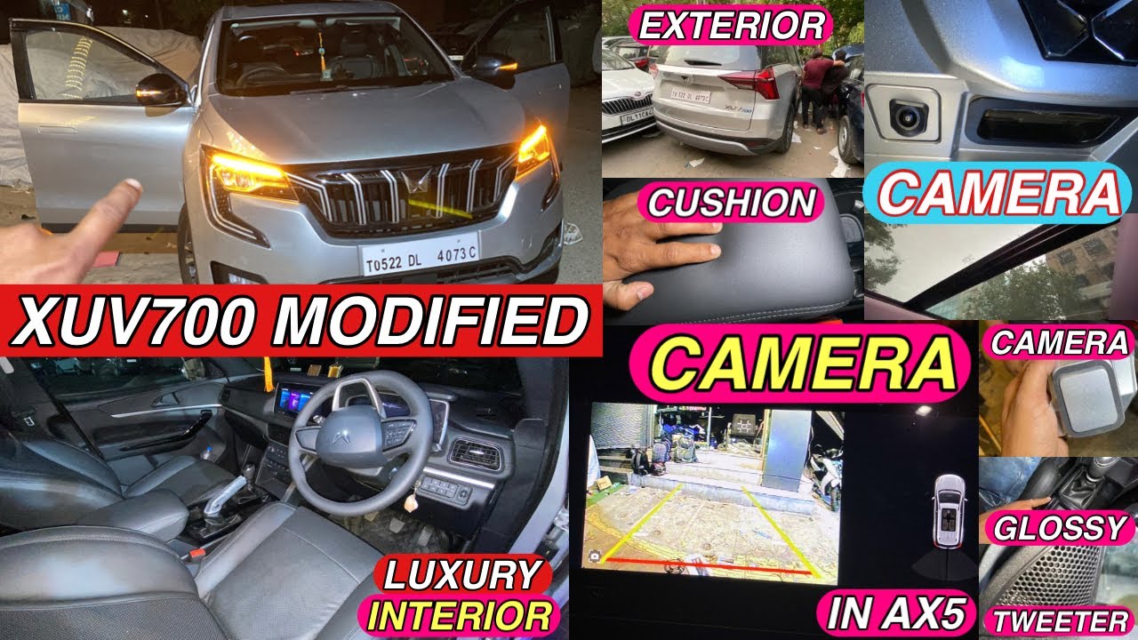 💥 INSTALLED CAMERA IN XUV700 AX5 🔥 AX5 CAMERA WITH UPDATER 😱 MODIFIED ...