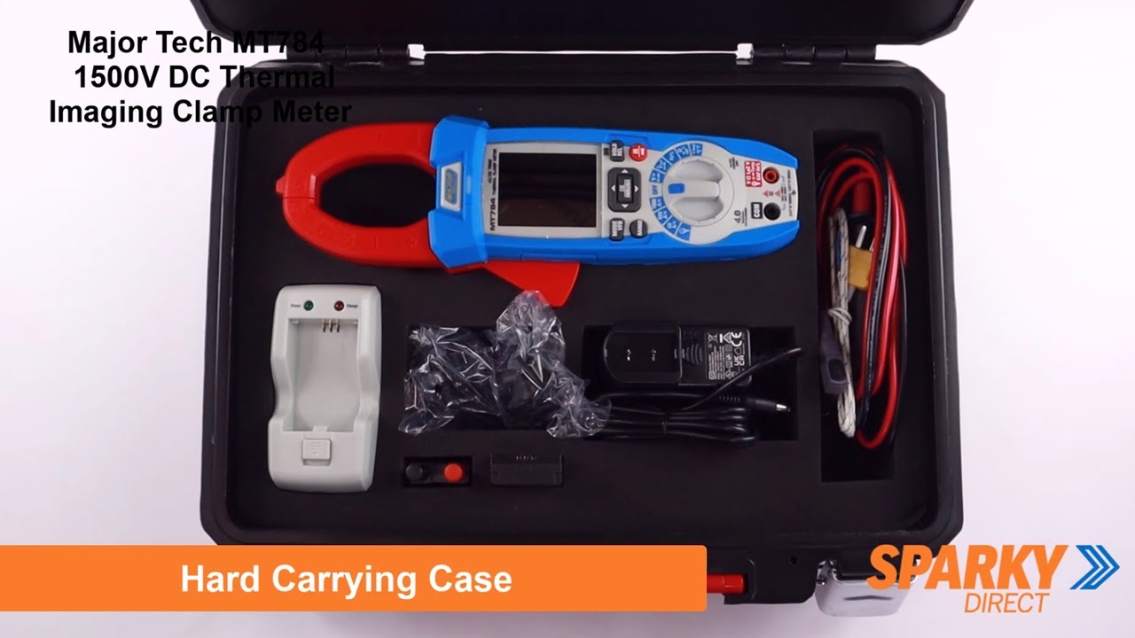 Major Tech MT784 | 1500V DC Thermal Imaging Clamp Meter - YouTube