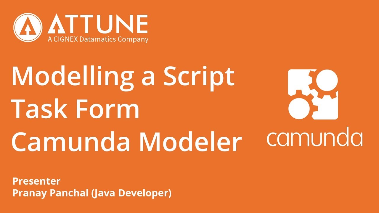 Modelling a Script Task From Camunda Modeler - YouTube