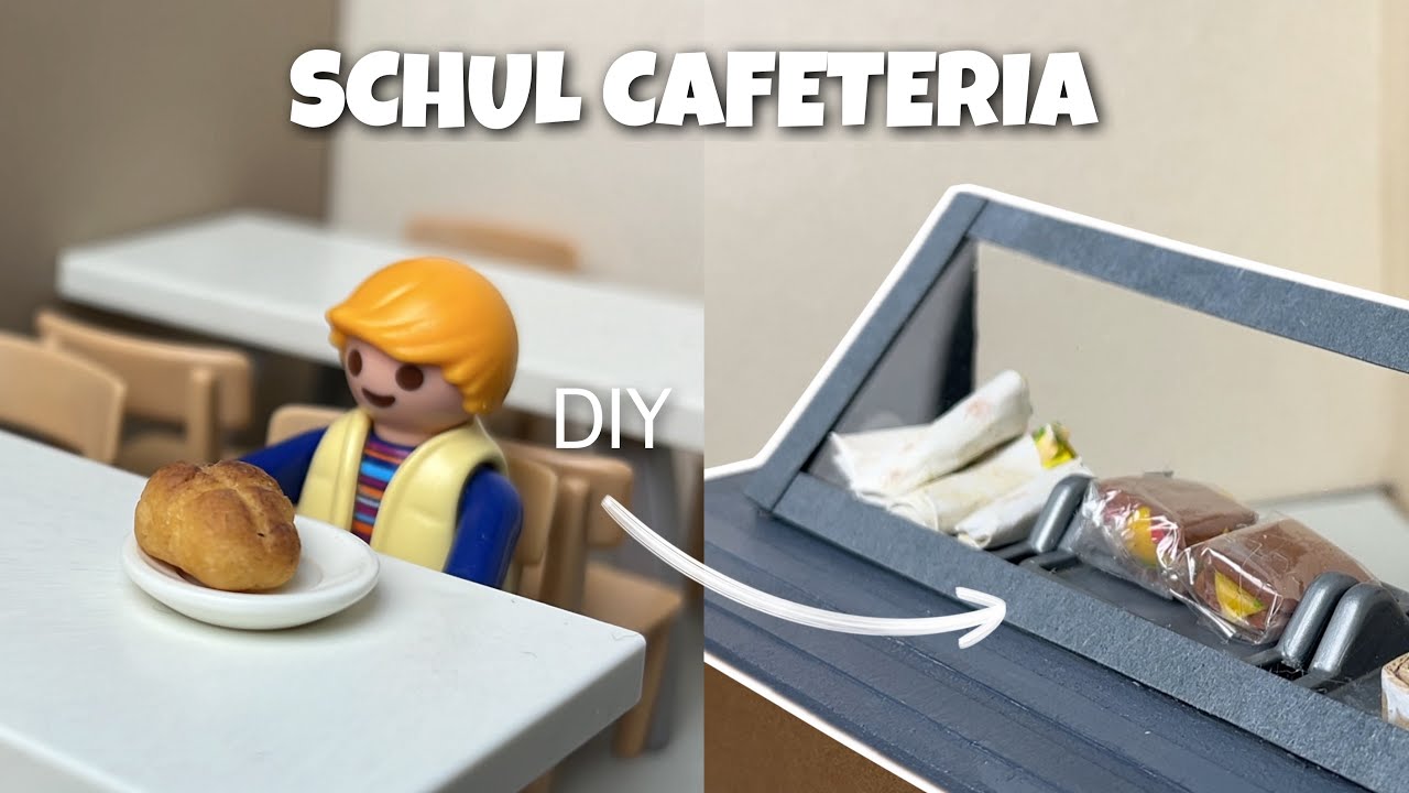 DIY Schulcafeteria BASTELN | Playmobil Special - YouTube