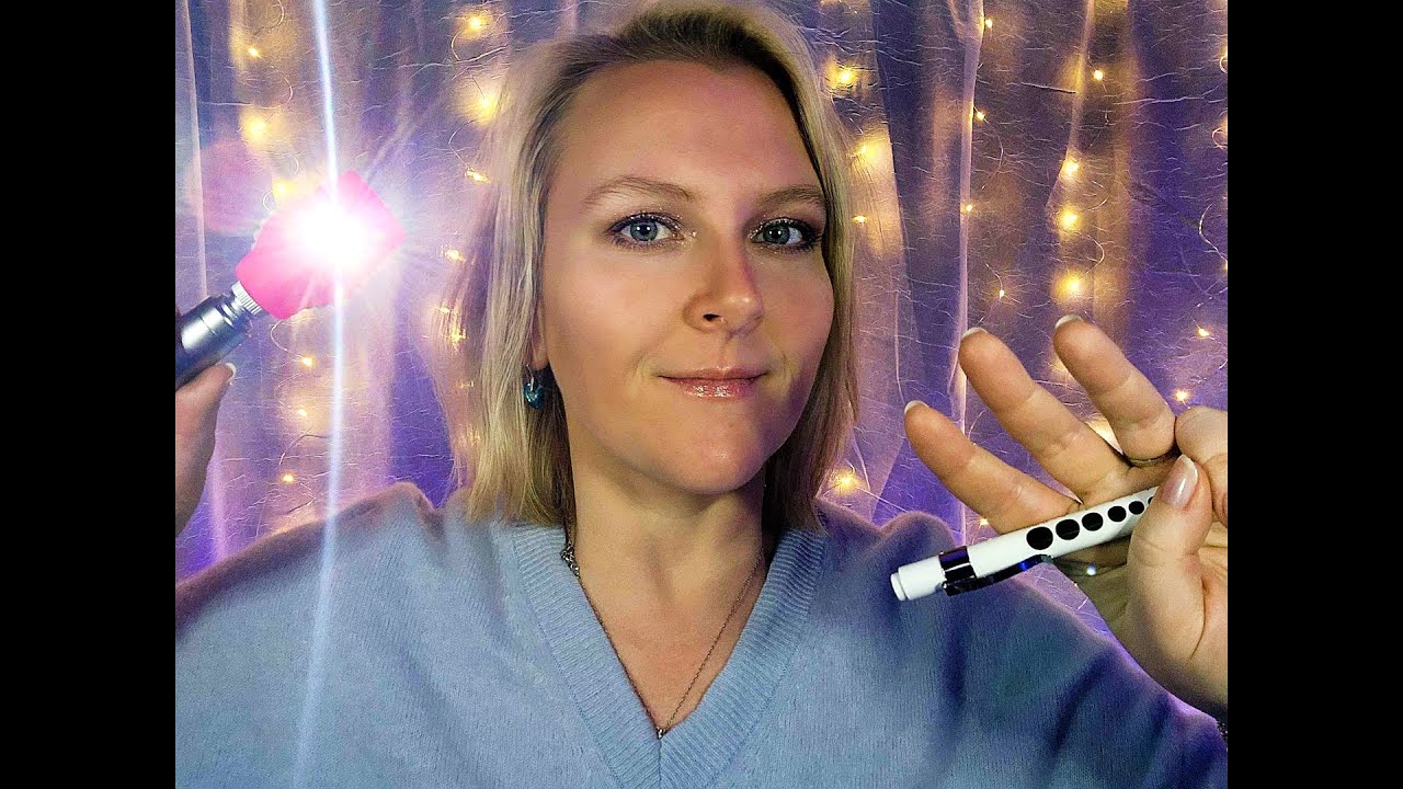 ASMR Classic In Depth CRANIAL NERVE Doctor Exam. Tingly Medical ...