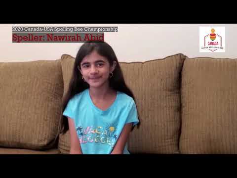 Nawirah Abid - Grade 6, from Carruthers Creek Public School, Ajax, ON ...