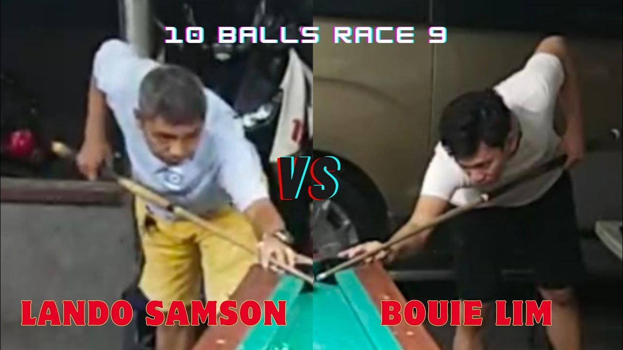 LANDO SAMSON VS. BOUIE LIM | 10 BALLS RACE 9 | SAMSON TRICKSHOT ...