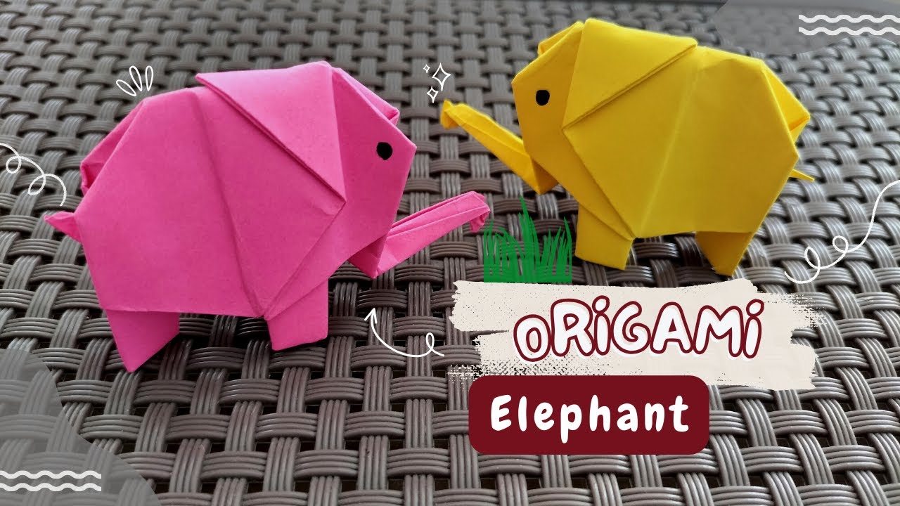 Tutorial Membuat Origami Gajah Sederhana Mudah Untuk Diikuti ...
