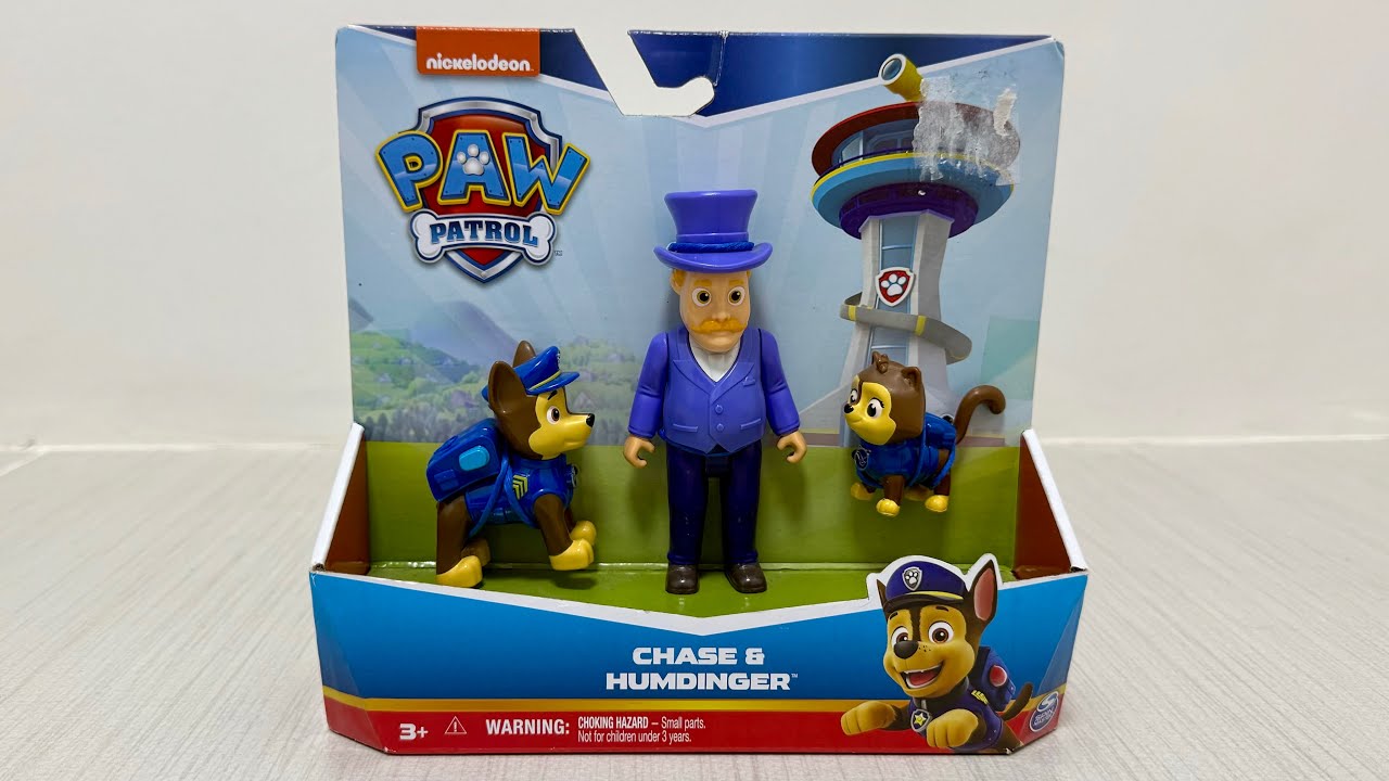 [ASMR] UNBOXING *NEW* PAW PATROL CHASE FEATURING HUMDINGER ACTION ...