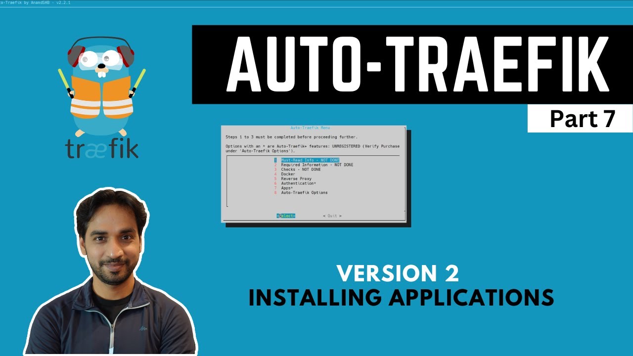 Auto Traefik 2 (Part 7) - Installing Applications (Portainer, Dozzle, Uptime-Kuma, etc.) - YouTube