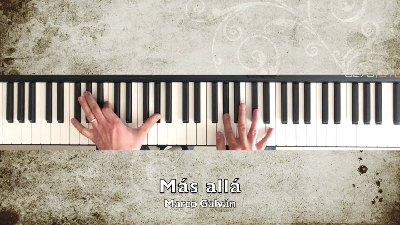 Más allá (Gloria Estefan piano cover) - Marco Galvan - YouTube