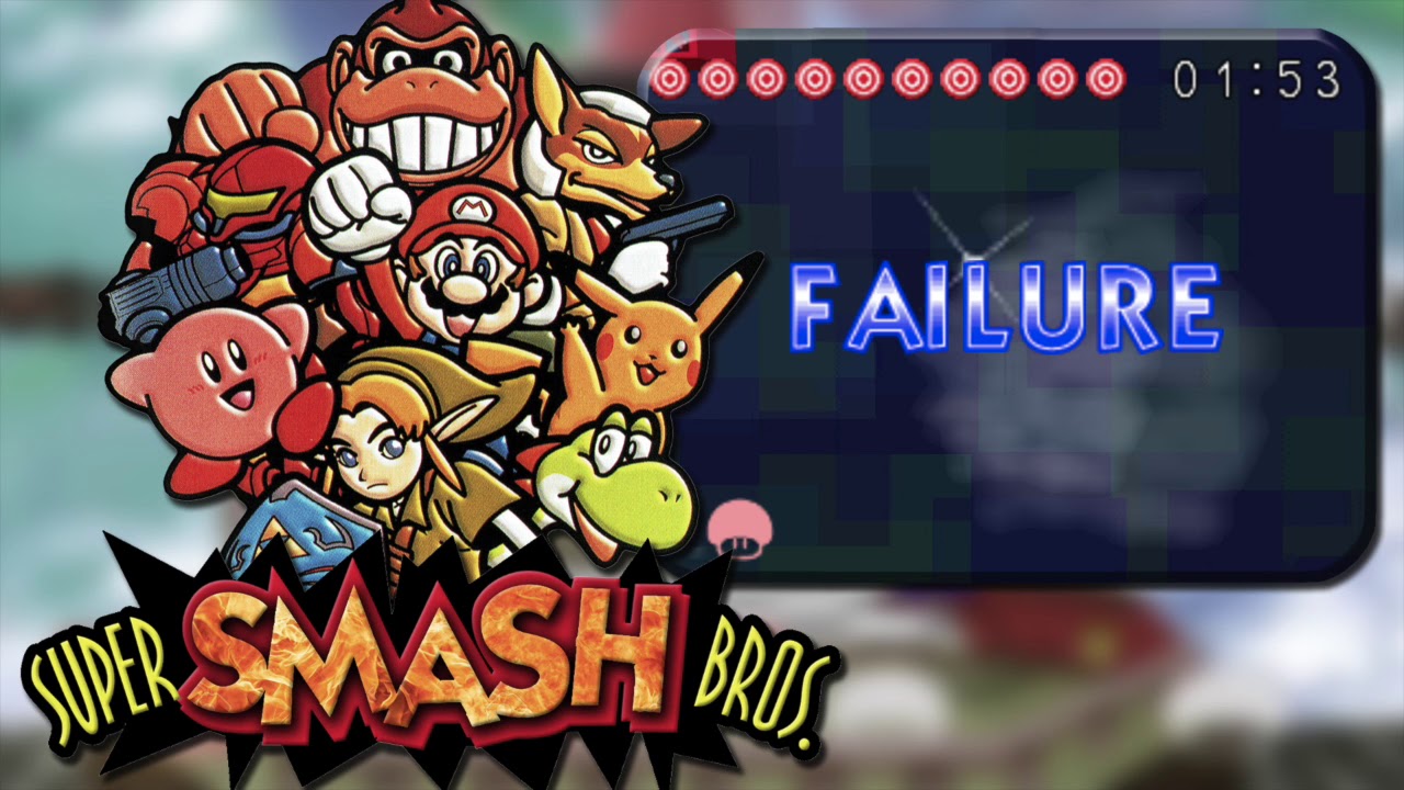 Bonus Game Failure - Super Smash Bros. (N64) Soundtrack - YouTube