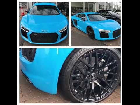Sound On For a Cold Start Of This Porsche Riviera Blue Audi R8 V10 Plus ...