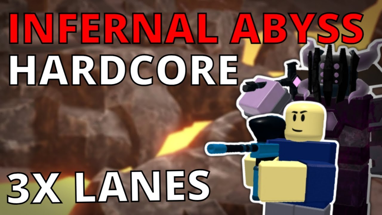 INFERNAL ABYSS HARDCORE TRIUMPH WITH PAINTBALLER / Roblox TDS - YouTube