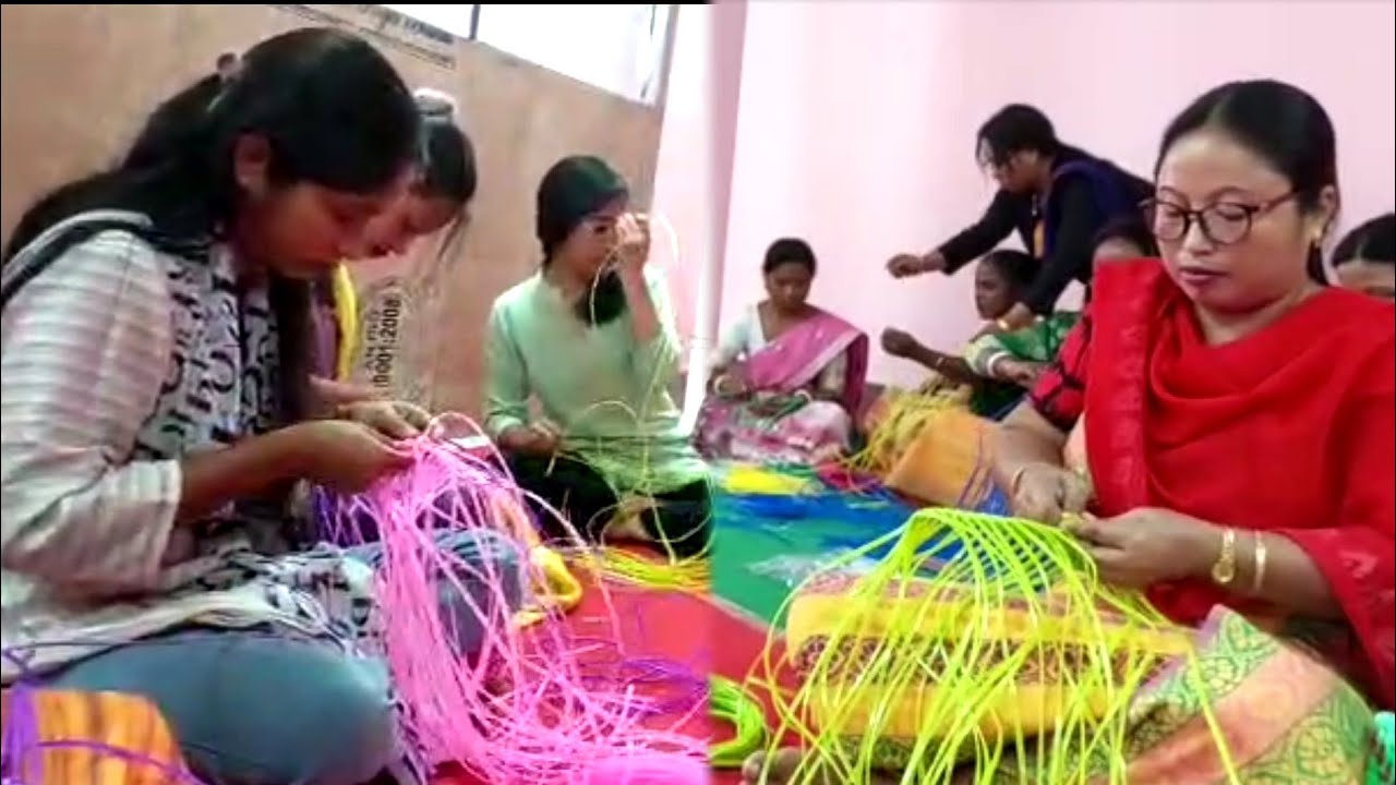 Training on plastic wire bag making || Kokrajhar - YouTube