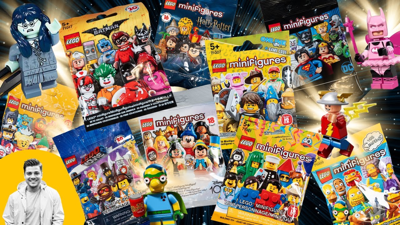 I Opened 10 RANDOM LEGO Minifigure Series to find the Rarest Ones! LEGO ...