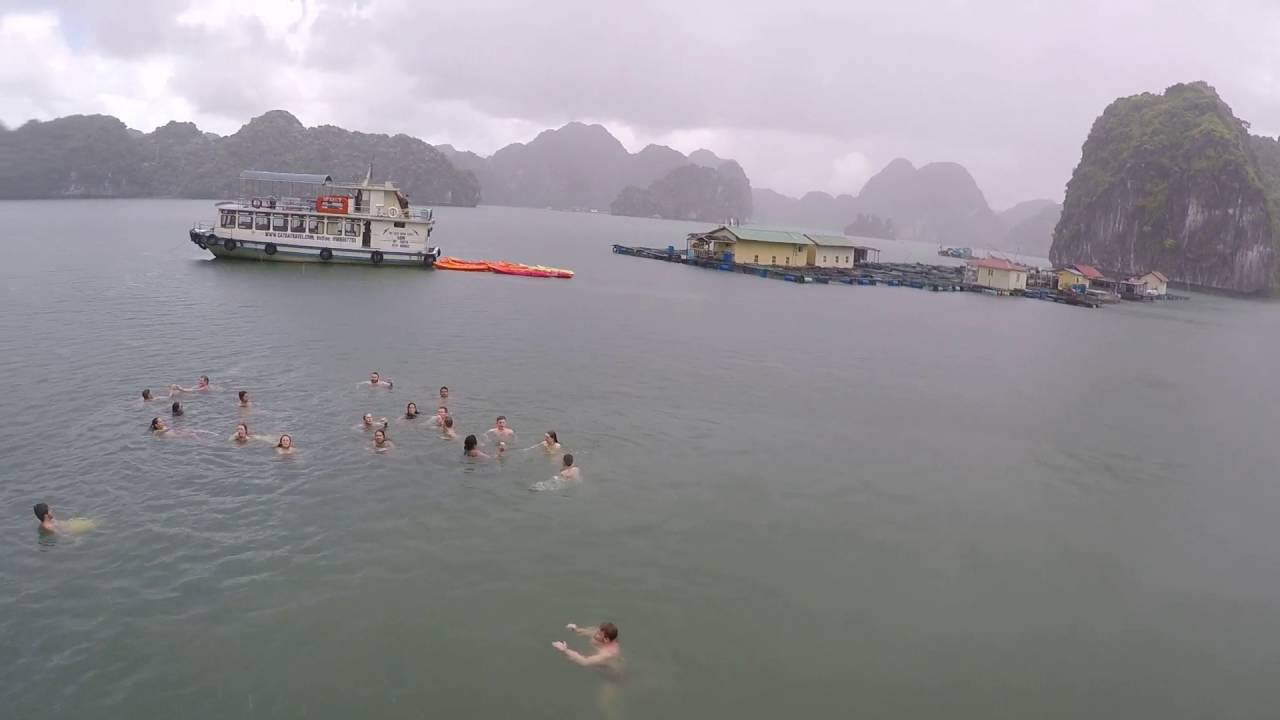 Rain Shower in Halong Bay 1 - YouTube