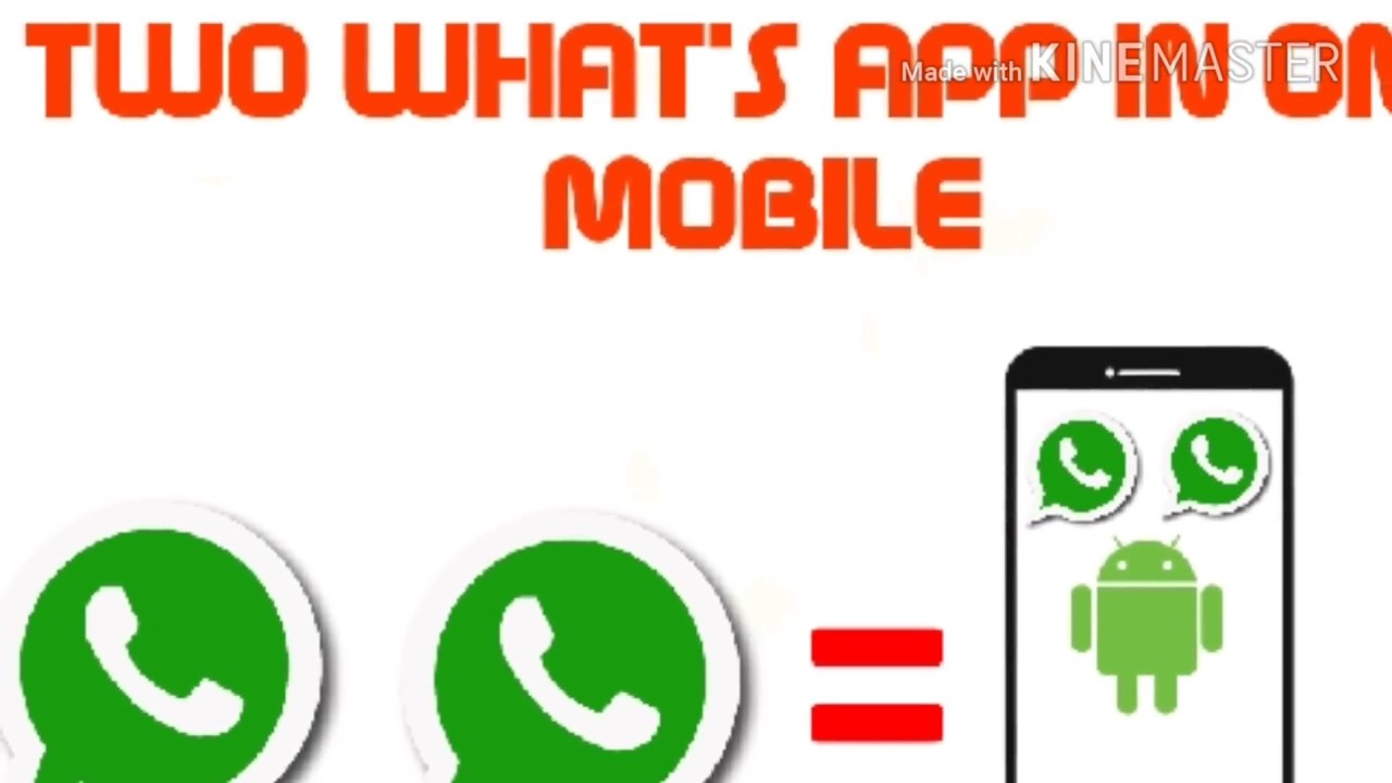How to install 2 whatsapp on same android phone - YouTube