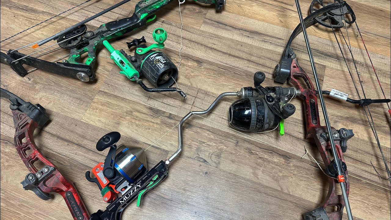 Bowfishing Setups - Spincast Reels - YouTube
