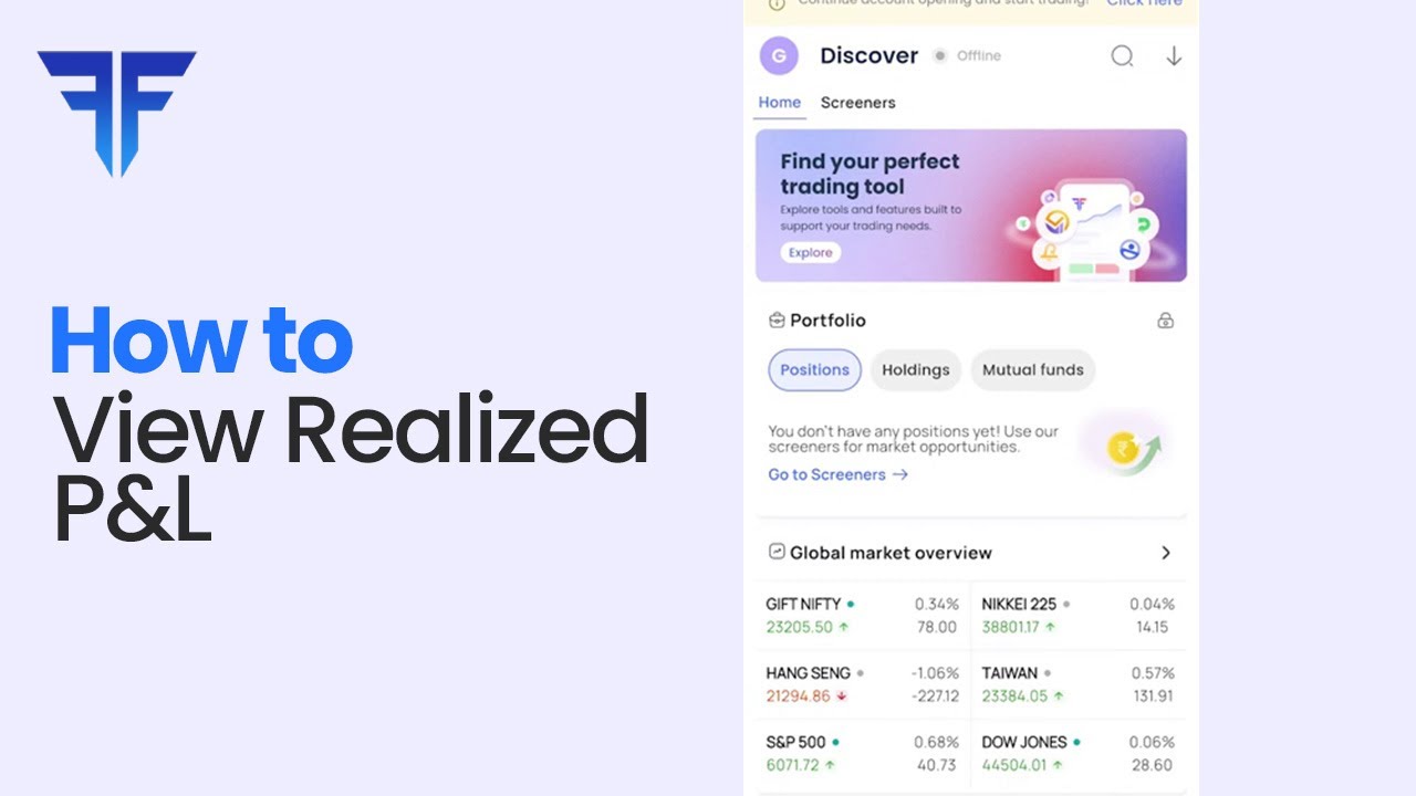 How to View Realized P&L on Fyers - YouTube