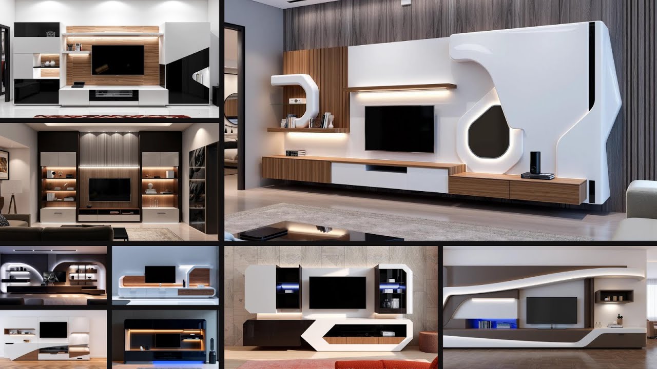 Stunning Latest Model TV Unit Designs for Your Living Room | Modern TV ...