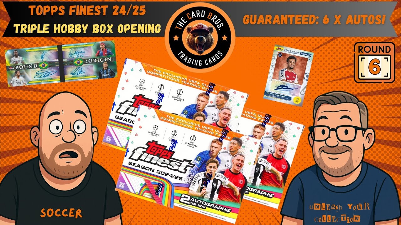 Topps Finest 24/25- Triple Hobby Box Opening - YouTube