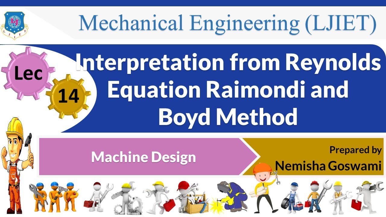 L 14 IReynolds Equation Raimondi and Boyd Method I Machine Design I ...