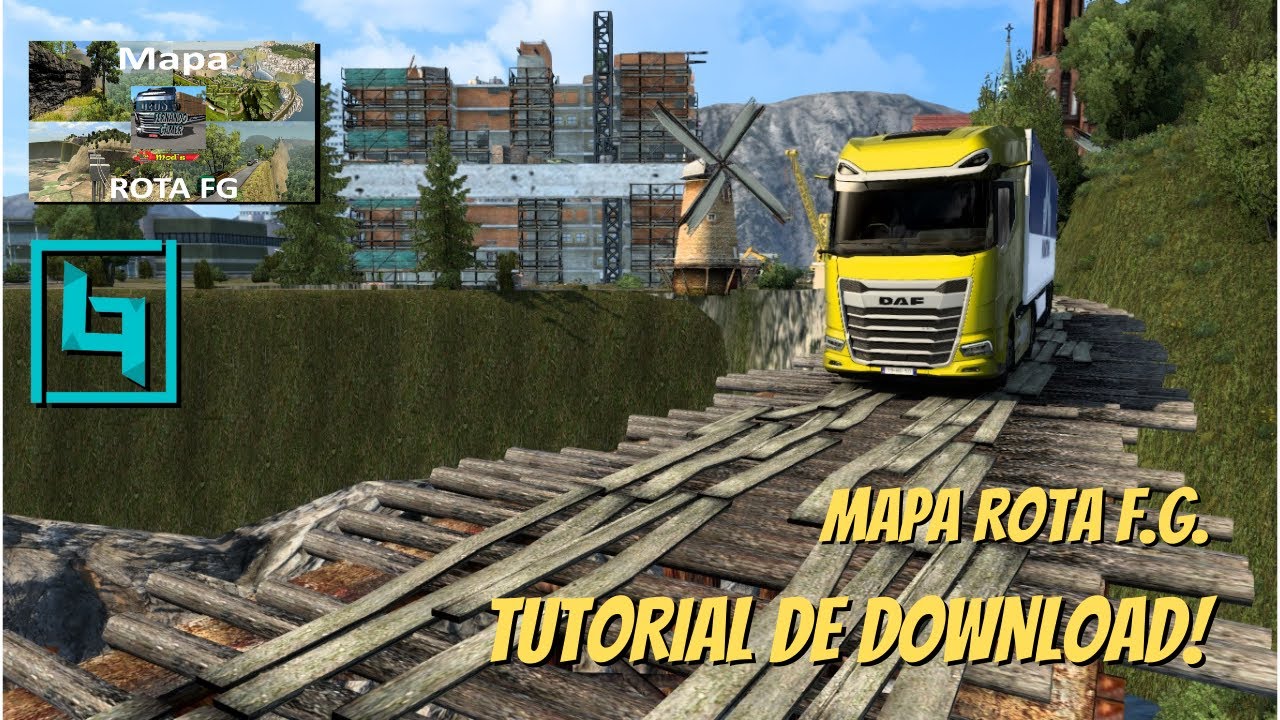 🟢tutorial Download E InstalaÇÃo Mapa Rotas F G Euro Truck Simulator