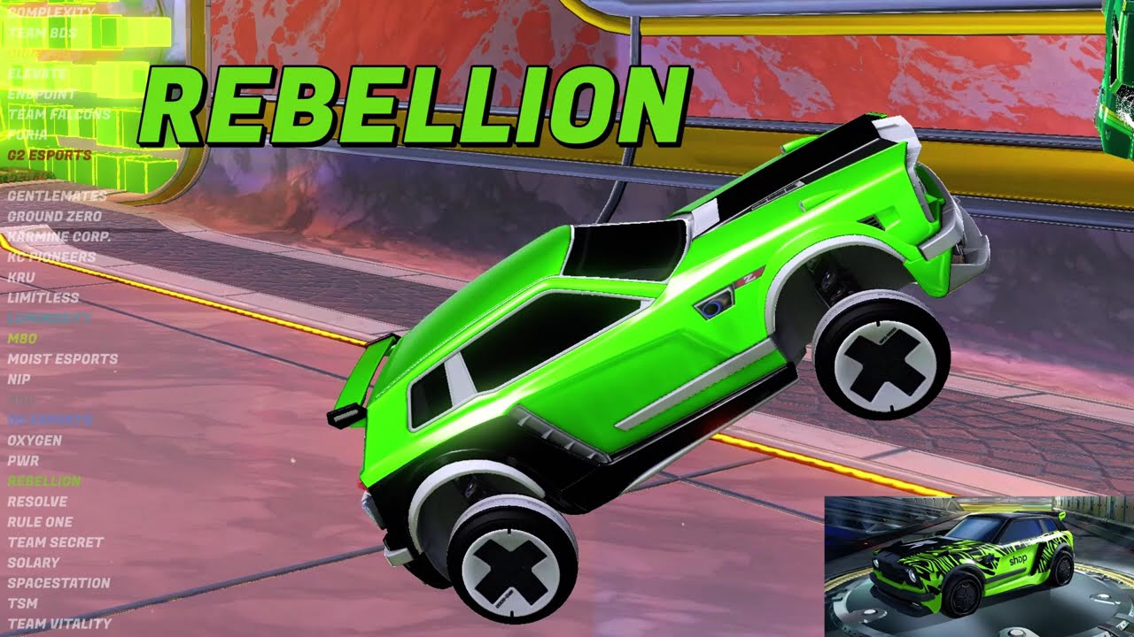 Making Budget RLCS Decals for EVERY ESPORTS TEAM in Rocket League - YouTube